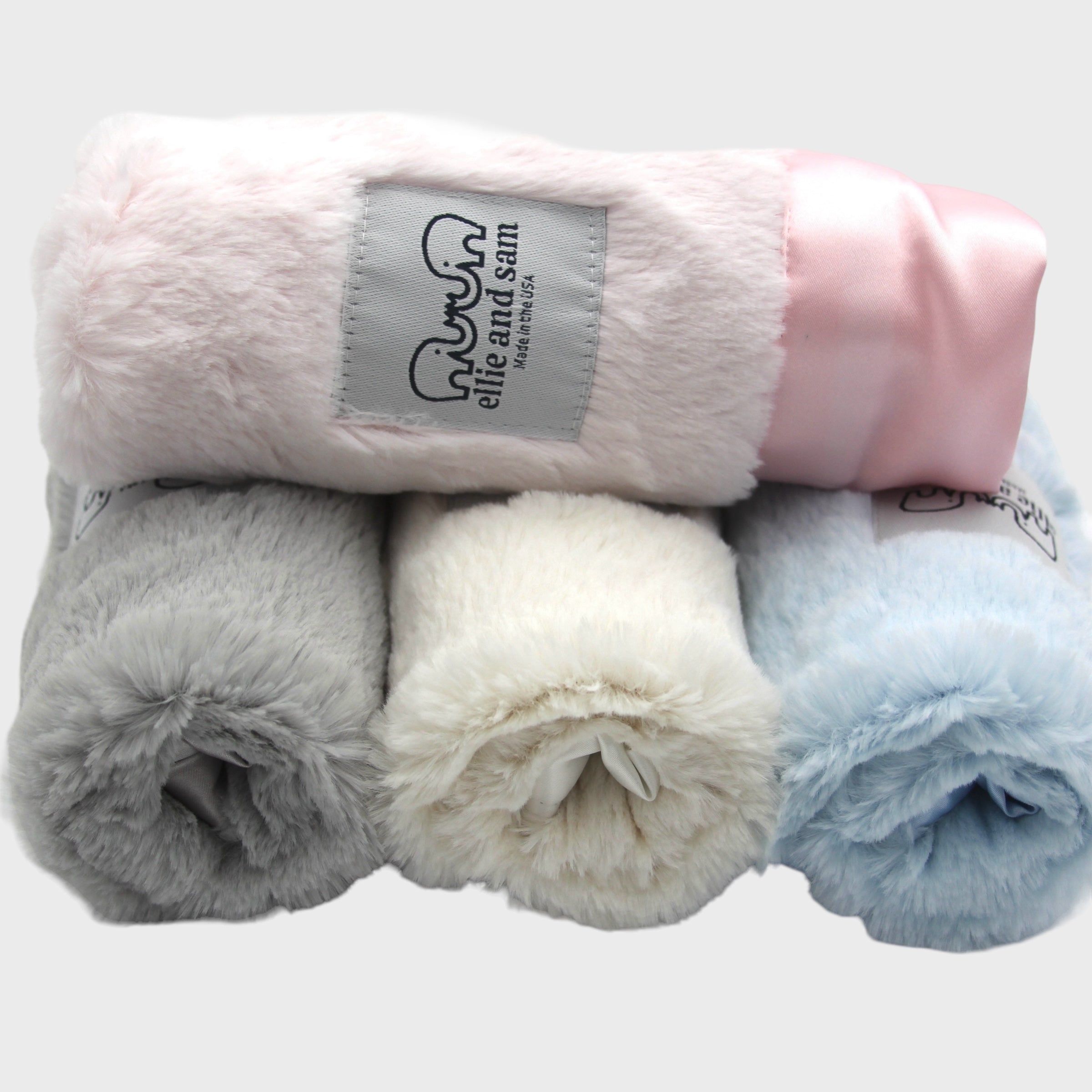 Satin Border Loveys – ellie and sam